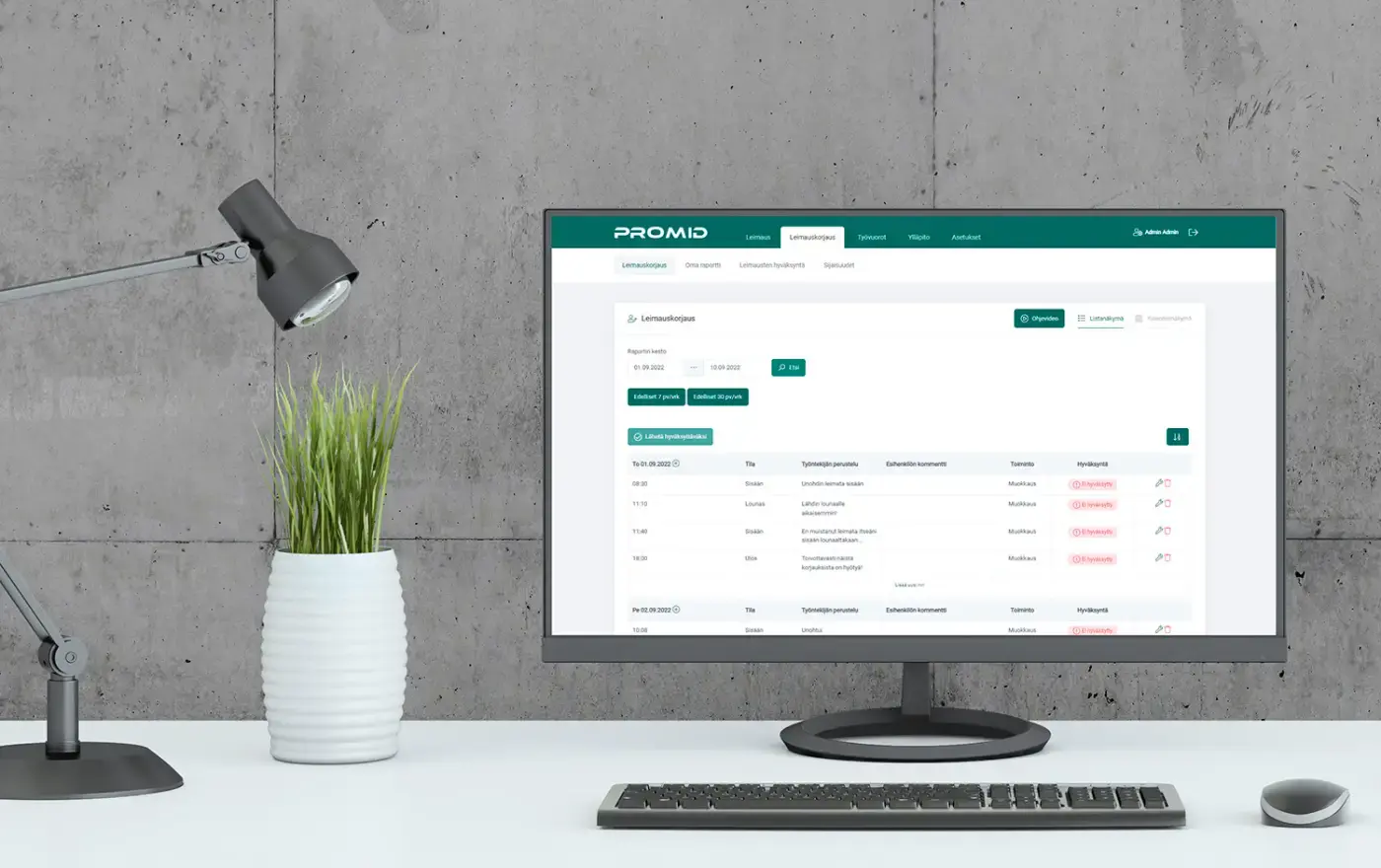 Promid-työajanseuranta joustavaan ja läpinäkyvään työajanhallintaan - CERTEGO